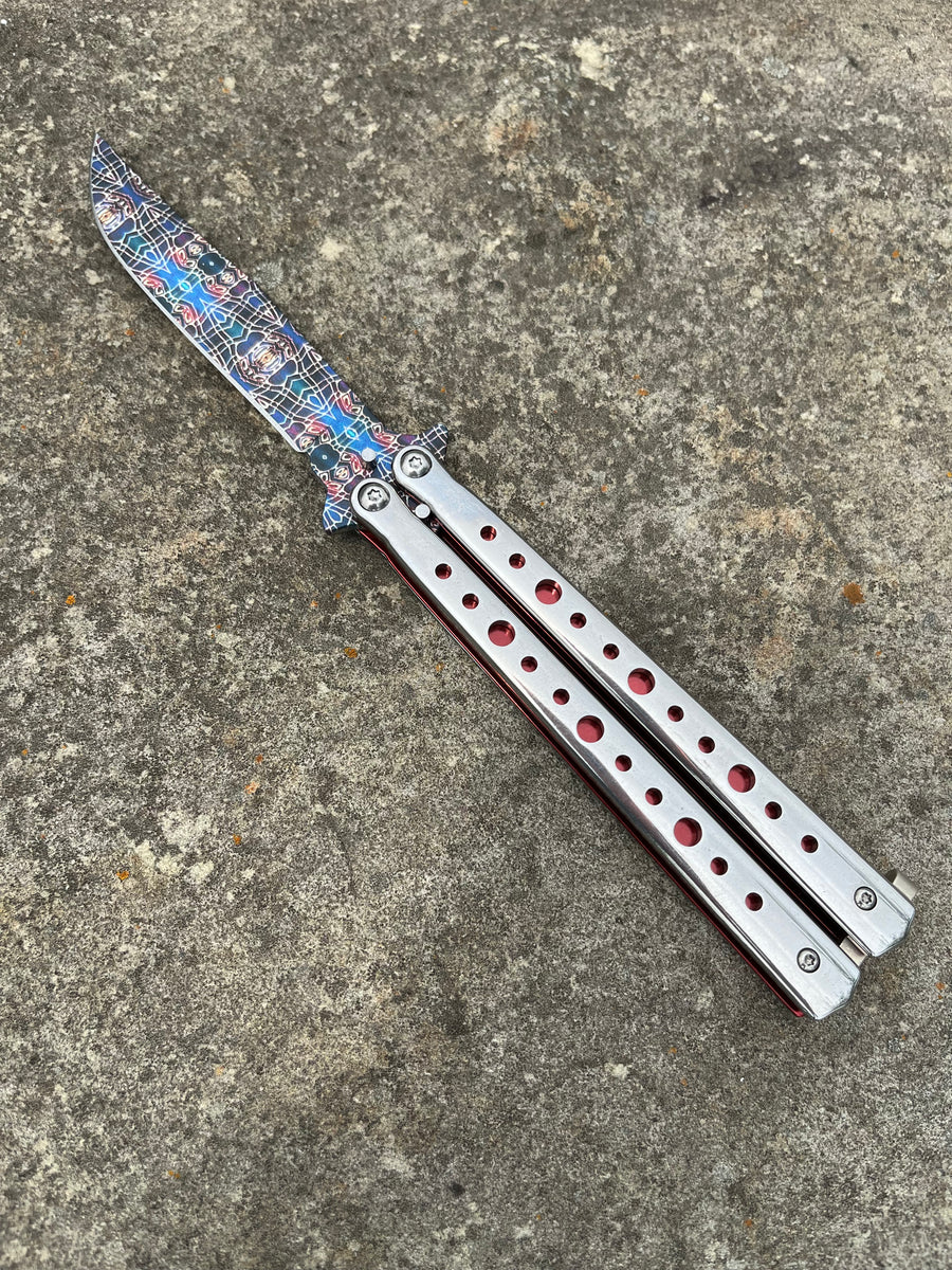 Heavy Duty Balisong Butterfly Knife- Limited Edition Decorative Blade ...