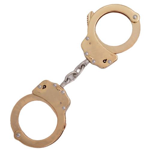 Gold Solid Steel Handcuffs – AnyTime Blades